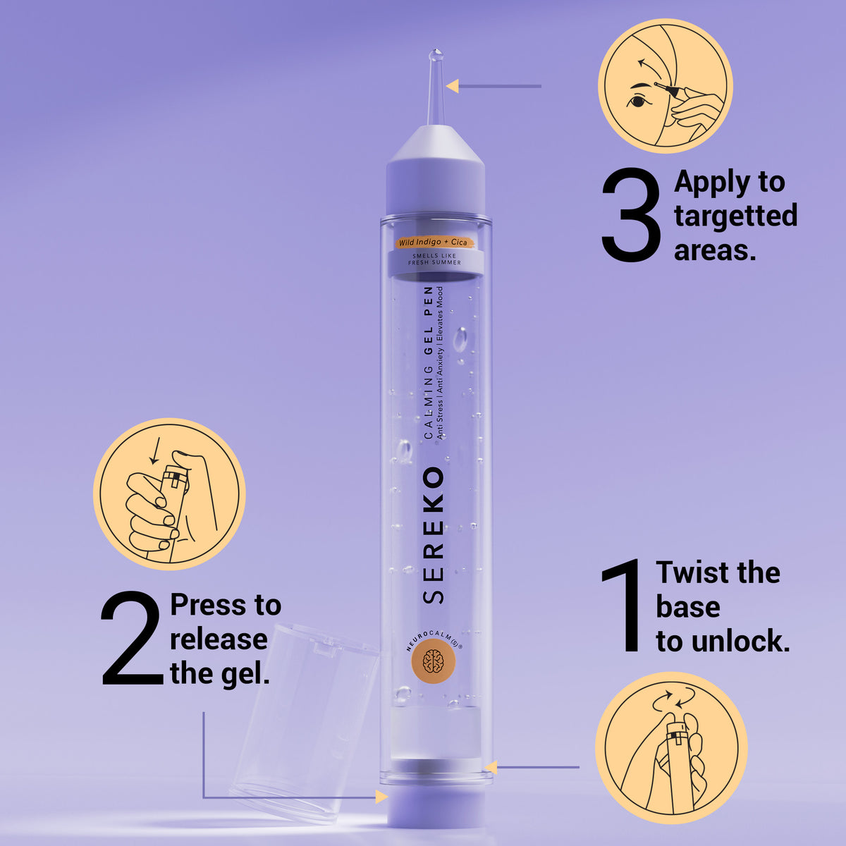 Stress Relief Pen | Calming Gel Pen - Sereko