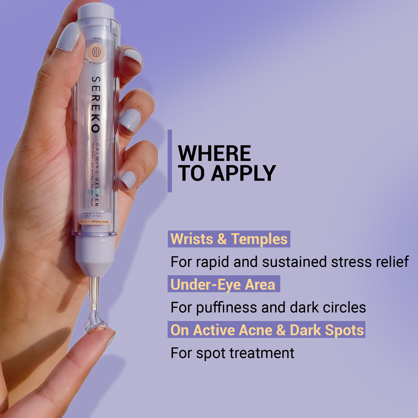 Stress Relief Pen | Calming Gel Pen - Sereko